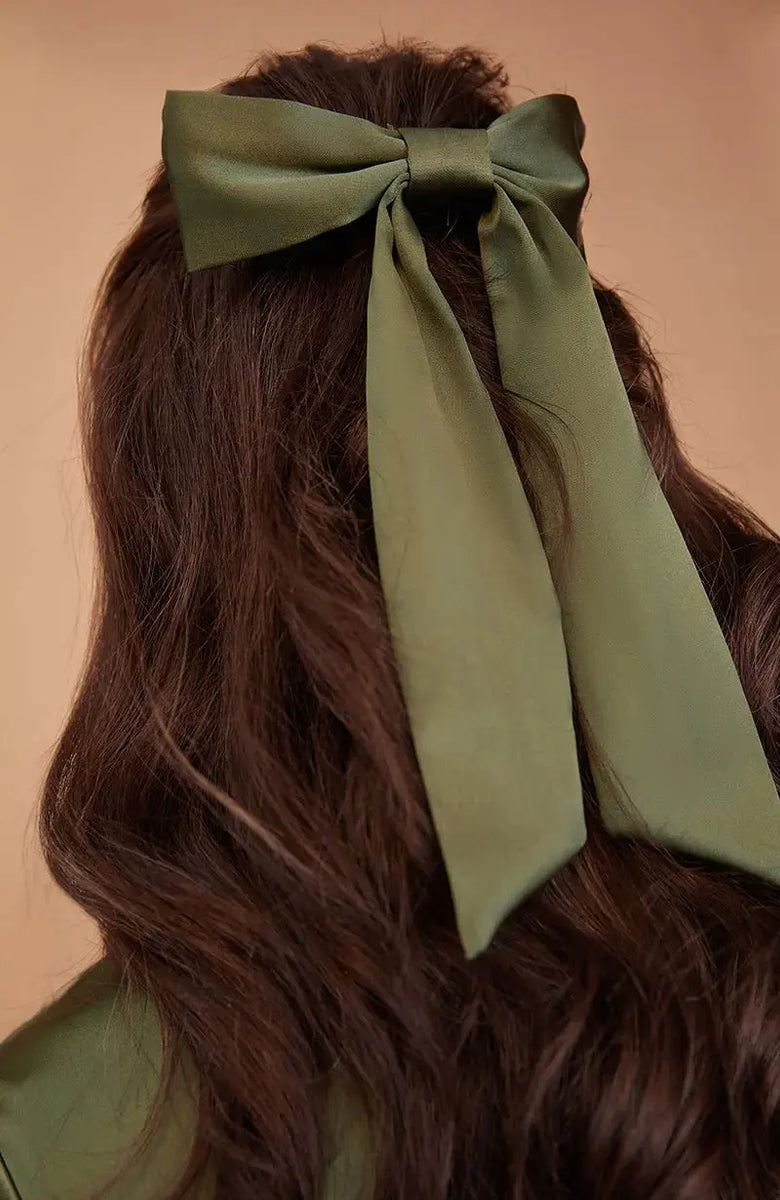 Satin Hair Bow | Rewritten London