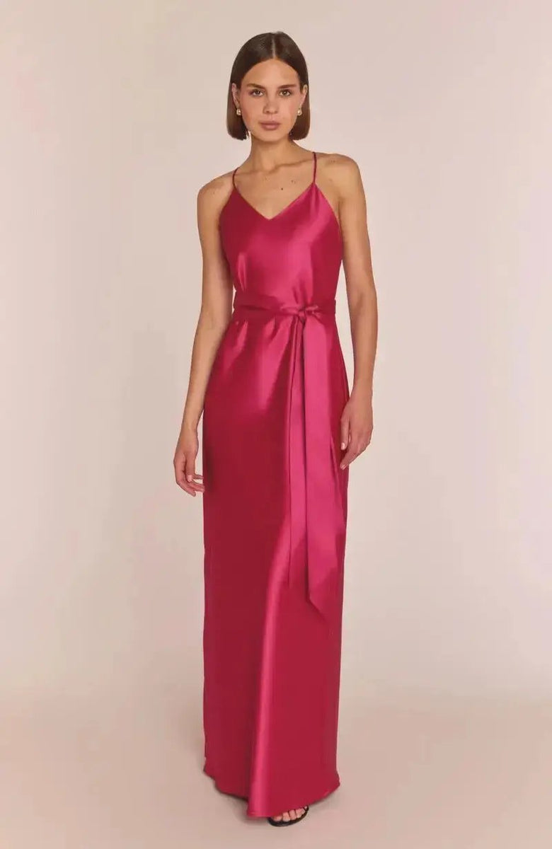 Brooklyn Slip Bridesmaids Dress in Hot Pink | Rewritten – Rewritten