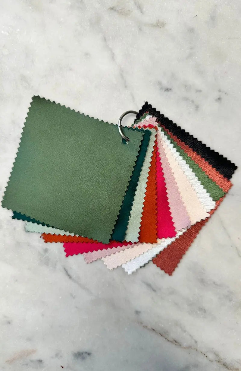 Satin Fabric Swatch Pack | Rewritten London